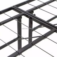China Mail Packing Foldable Single Iron Frame Bed for Easy Storage and Transport for sale
