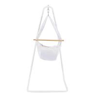 China Hotel Height Adjustable Solid Steel Construction Hanging Hammock Chair Stand at Qingdao Port for sale