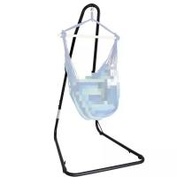 China Hotel Height Adjustable Solid Steel Construction Hanging Hammock Chair Stand at Qingdao Port for sale