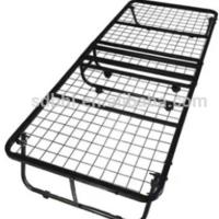 China Convenient and Durable Modern Metal Foldable Rollaway Extra Single Bed for Hotel Rooms for sale