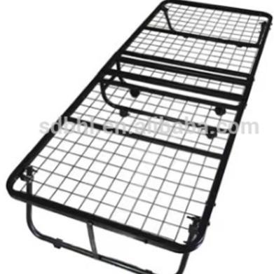 China Convenient and Durable Modern Metal Foldable Rollaway Extra Single Bed for Hotel Rooms for sale