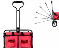 China Shopping Made Easy Heavy Duty Steel Trolleys with All-terrain Wheels and Four-wheel Design for sale