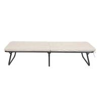 China Modern Hotel Essential Foldable Metal Platform Bed Frame Tool-Free Assembly for sale