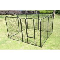 China Portable Metal Folding Dog Kennels and Run Fence Panels Perfect for Outdoor Furniture for sale