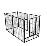 China Portable Metal Folding Dog Kennels and Run Fence Panels Perfect for Outdoor Furniture for sale