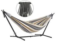 China Double Hammock Stand Portable Free Standing Hammock Chair for Outdoor and Activity for sale