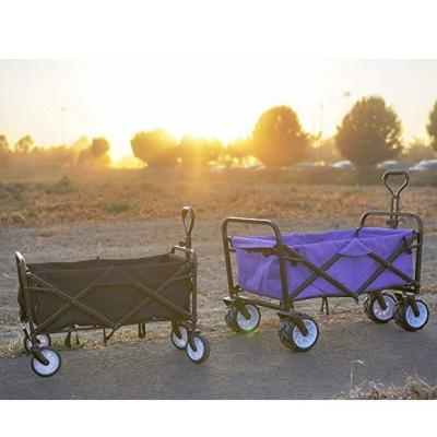 China Portable and Versatile 300LBS Hand Cart Folding Shopping Wagon Cart for sale