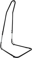 China Customized Color Adjustable Metal Curved Hammock Chair Swing Stand for Outdoor Indoor for sale