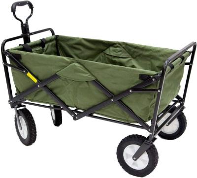 China Versatile Garden Cart Shopping Beach Folding Wagon Camping Trolley 86*46*85 Dimension for sale