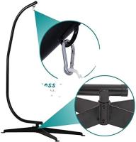 China C- Stand Heavy Duty Hammock Chair Stand Modern Design Style Weight Capacity 260KGS for sale