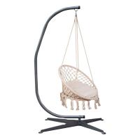 China C- Stand Heavy Duty Hammock Chair Stand Modern Design Style Weight Capacity 260KGS for sale