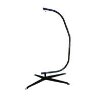 China Customized Color Heavy Duty C Style Hammock Chair Stand for General Outdoor Furniture for sale