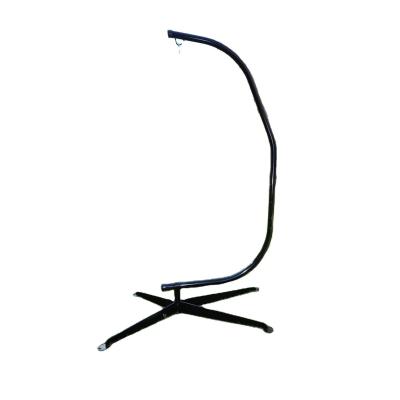 China Customized Color Heavy Duty C Style Hammock Chair Stand for General Outdoor Furniture for sale
