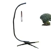China Space Saving Durable Solid Steel Hammock Chair C Stand for Outdoor Activities General for sale