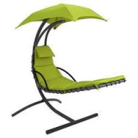 China Customized Color Hanging Chaise Lounger Chair with Canopy and 260KGS Weight Capacity for sale