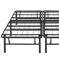 China Metal Frame Foldable Bed Stainless Steel Single Strong Bedroom Furniture for Home for sale