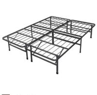 China Modern Stainless Metal Boxspring Bed Frame for Foldable Bedroom Furniture in Hotels for sale