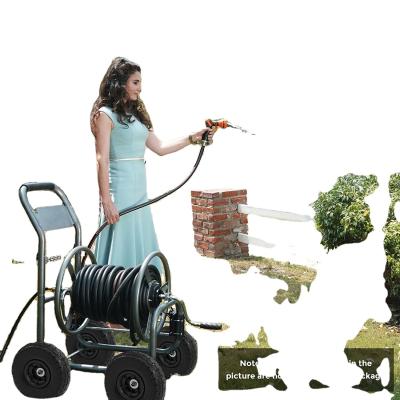 China Outdoor Yard Tools Heavy Duty Garden Water Hose Reel Cart with 500KGS Weight Capacity for sale