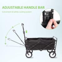 China Collapsible Garden Cart for Easy Transport 260KGS Weight Capacity Qingdao Port Loading for sale