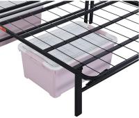 China Mail Packing Hotel Furniture Stainless Steel Single Bed for Bunk/Loft Bed Options for sale
