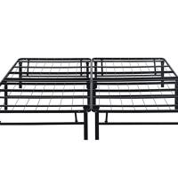 China Queen Full Single Size Strong Folding Platform Bed Frame for Modern Bedroom Furniture for sale