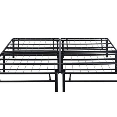 China Queen Full Single Size Strong Folding Platform Bed Frame for Modern Bedroom Furniture for sale