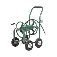 China Portable Green Metal Garden Watering Tools for House Reel Cart Customer Favorit for sale