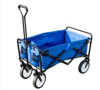China Supermarket Stainless Steel Outdoor Multifunction Folding Utility Camping Wagon Cart for sale