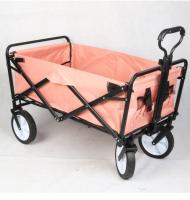 China Supermarket Stainless Steel Outdoor Multifunction Folding Utility Camping Wagon Cart for sale