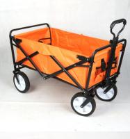 China Supermarket Stainless Steel Outdoor Multifunction Folding Utility Camping Wagon Cart for sale