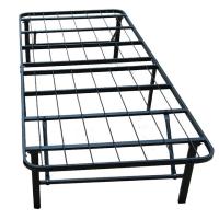 China Iron Bed With Small Frame Wrought Day Knock Down Single bed Prices Metal Industrial Beds Home Double for sale