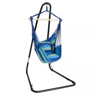 China Adjustable Metal Curved Hammock Chair Swing Stand for Hanging Chairs in Modern Design for sale