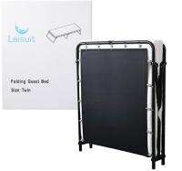 China Effortlessly Store Our Folding Bed with Memory Foam Mattress and Portable Metal Frame for sale