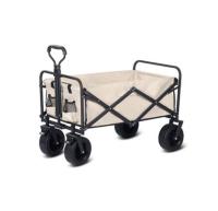 China Big Wheels Garden Camping Wagon with Stainless Steel Material and Easy Folding Design for sale