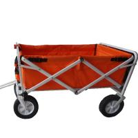 China Heavy Duty Steel Metal Push-Pull Folding Trolley for Picnic Perfect Service and Tools for sale