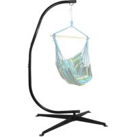 China Modern Design Style Metal Hammock Swing Chair Stand with Easy Collapsible Capability for sale