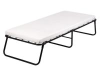China Black Rollaway Guest Comfortable Hotel Frame Single Folding Metal Bed for Outdoor Trips for sale