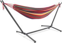 China 300LBS Double Hammock With Steel Stand For Port of Loading Qingdao for sale