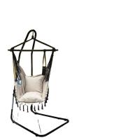 China Living Room Swing Chair Supported by Heavy Duty Steel Bracket with Height Adjustment for sale