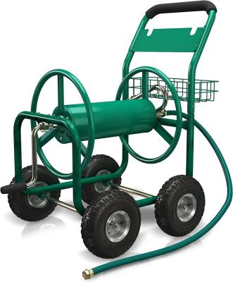 China Conveniently-Sized Garden Watering Hose Reel Cart for Planting 60*102*42.5 Dimensions for sale