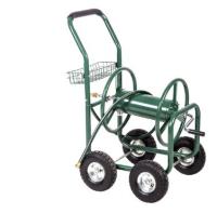 China Tools for a Clean House Residential 4 Wheels Steel Garden Hose Reel Cart for sale