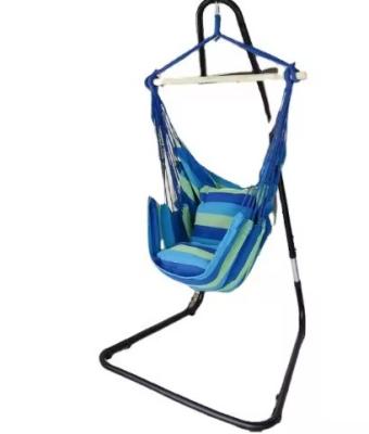China Easy Collapsible Adjustable Heavy Duty Hammock Chair Steel Stand L Shape for Outdoor for sale