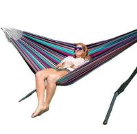 China Modern Design Style Double Hammock Stand for Outdoor Swing Bed and Camping Adventures for sale