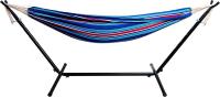 China Outdoor Activity Mail Packing Double Hammock Chair Folding Camping Hammock With Stand for sale