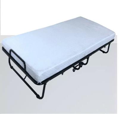 China Black Simple Luxury King Bed Design Set Furniture Iron Rollaway Bed for Limited Space for sale