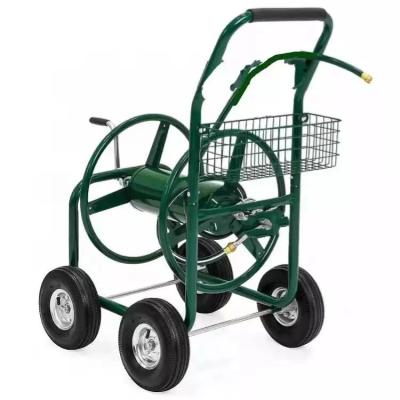 China Convenient 19LBS Hose Reel Cart for Outdoor Watering and Planting in Your Garden for sale