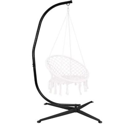 China Customized Color Heavy Duty Steel Hammock Stand for Outdoor and Indoor Relaxation for sale