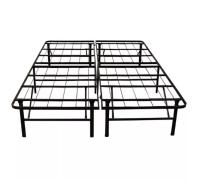 China Foldable Steel Bed Frame for Comfortable Bedroom Furniture in Employee Apartment for sale