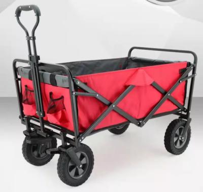 China 300LBS Capacity Outdoor Collapsible Wagon Cart for Heavy Duty Camping Beach and Garden for sale