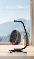 China Stylish C Shape Hammock Stand for Heavy Duty Swing Chairs and Comfortable Relaxation for sale